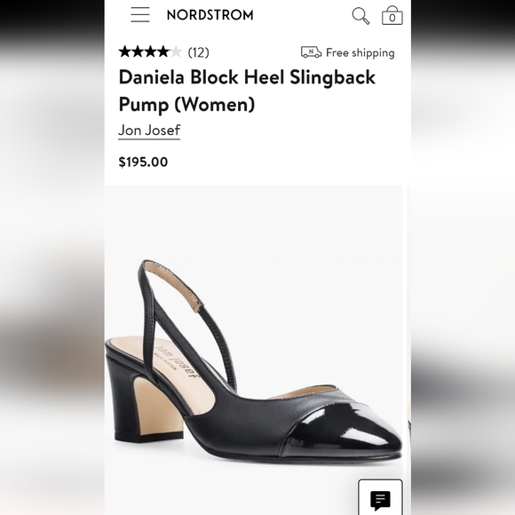 Jon Josef | Shoes | Nwot Jon Josef Daniela Cap Toe Block Heel Slingback ...